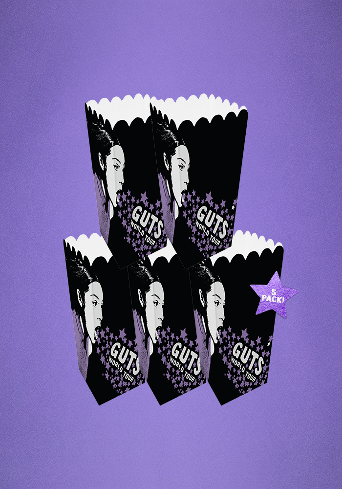 GUTS film popcorn boxes - set of 5 - Olivia Rodrigo | Official Store