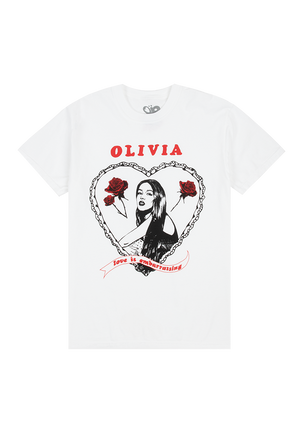love is embarrassing t-shirt - Olivia Rodrigo | Official Store