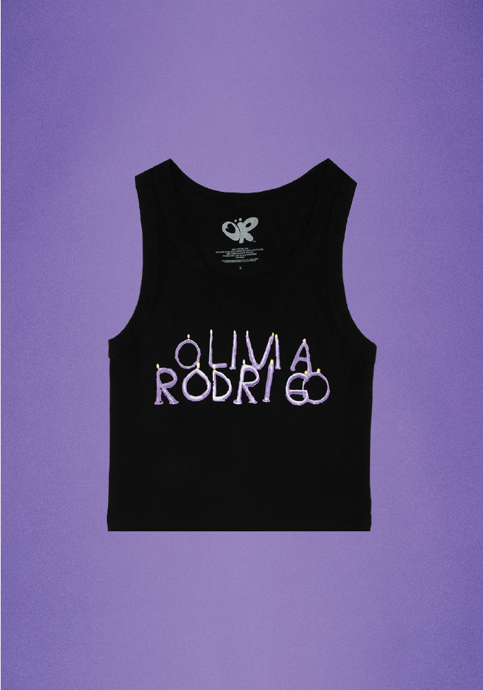 GUTS baby tank in black - Olivia Rodrigo | Official Store