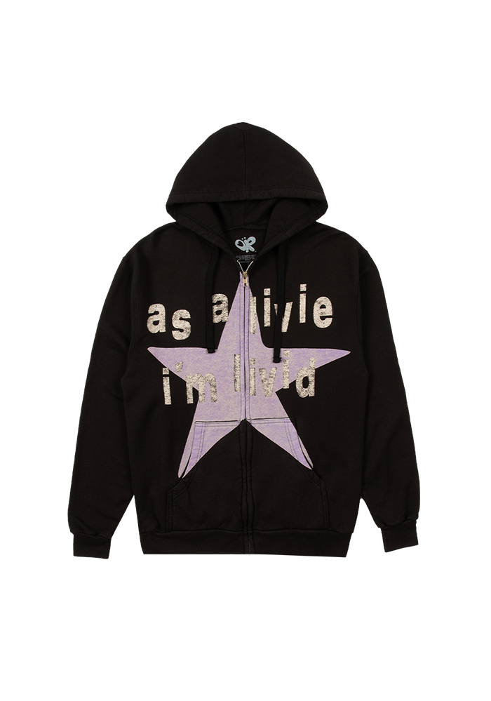 as a livie i'm livid zip up hoodie - Olivia Rodrigo | Official Store