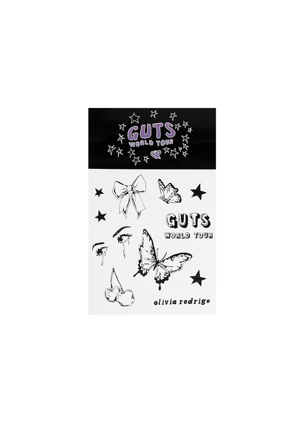 GUTS world tour sticker sheet - Olivia Rodrigo | Official Store