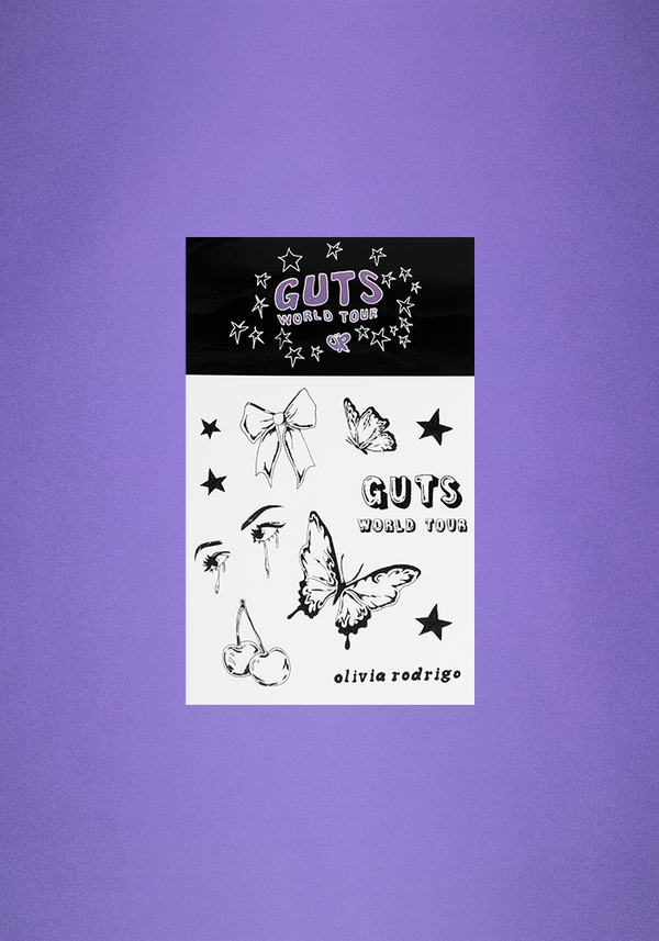 GUTS world tour sticker sheet - Olivia Rodrigo | Official Store