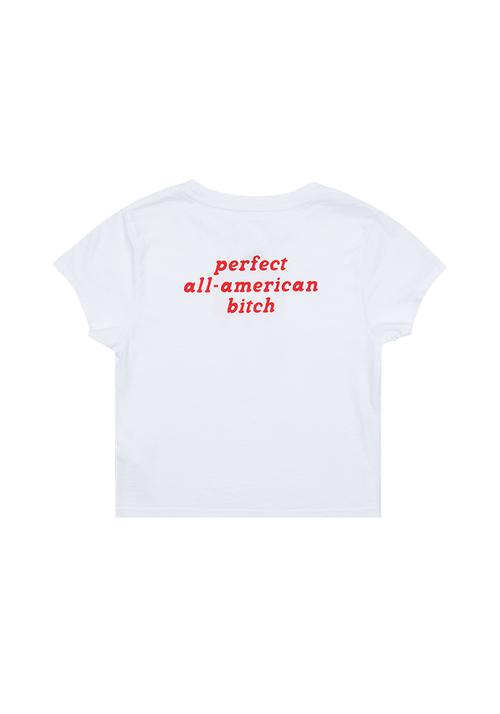 perfect all-american bitch crop t-shirt - Olivia Rodrigo | Official Store