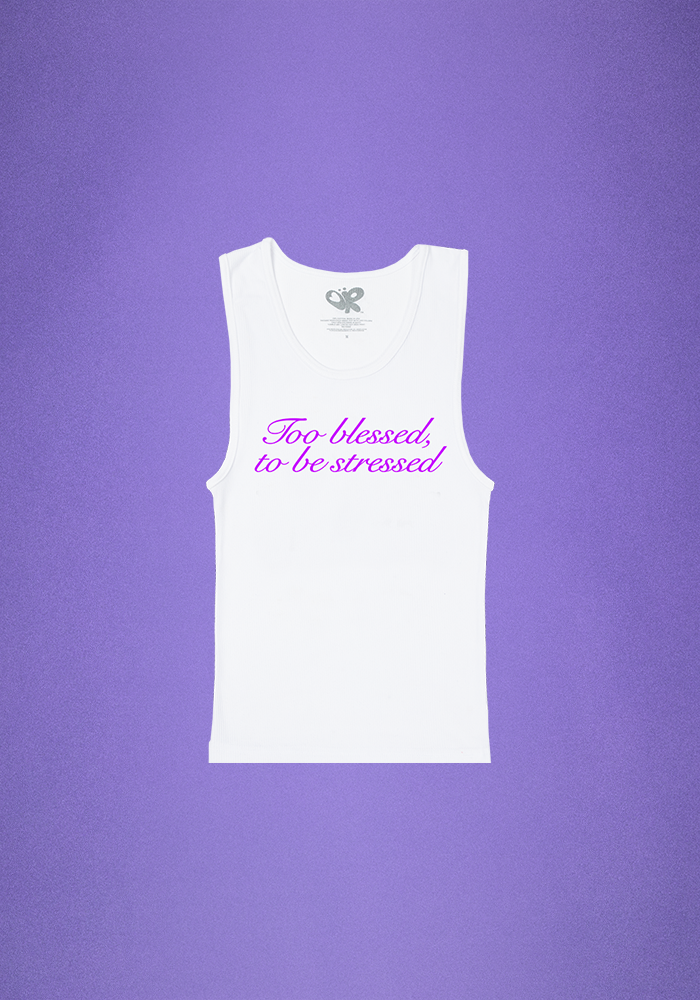 too blessed, to be stressed tank - Olivia Rodrigo | Official Store