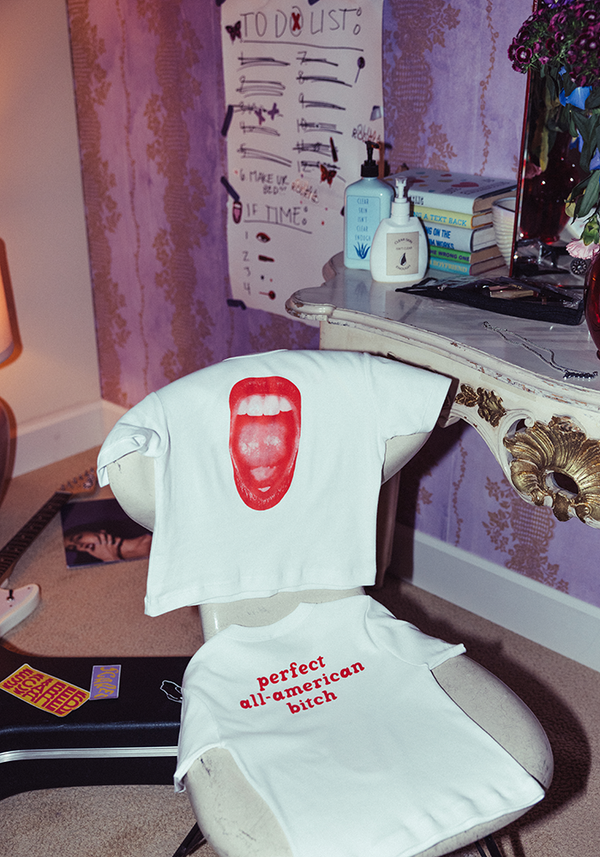 perfect all-american bitch crop t-shirt - Olivia Rodrigo | Official Store